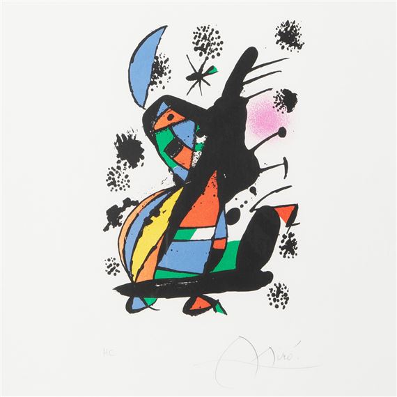 Joan Miró | Heureux Vach (1977) | MutualArt