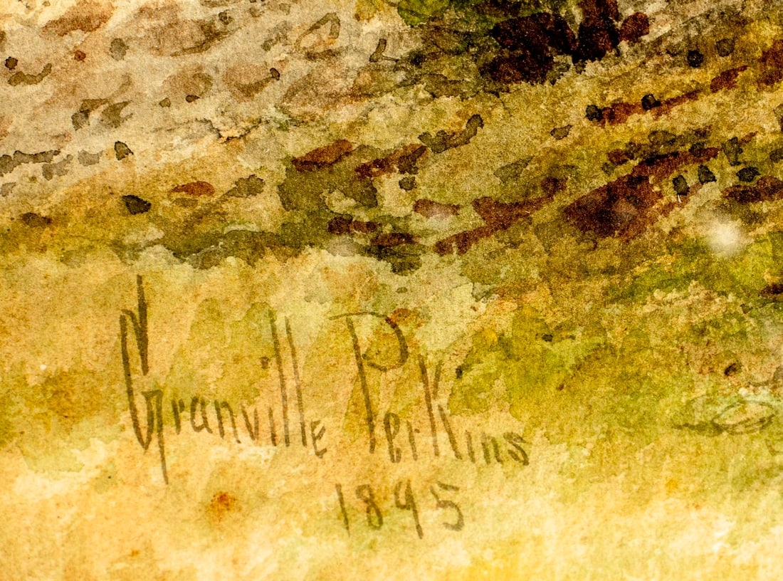 Granville Perkins | Farm Landscape (1895) | MutualArt