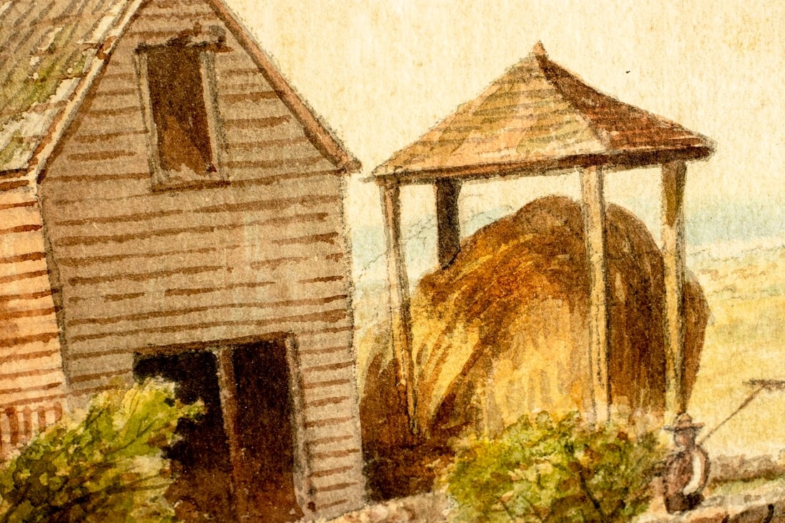 Granville Perkins | Farm Landscape (1895) | MutualArt