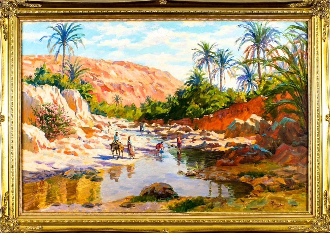 Alphonse Birck | Nile River Scene | MutualArt