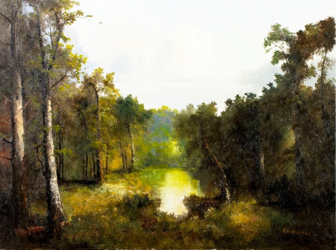 Ron Williams | Forest Lake Landscape | MutualArt