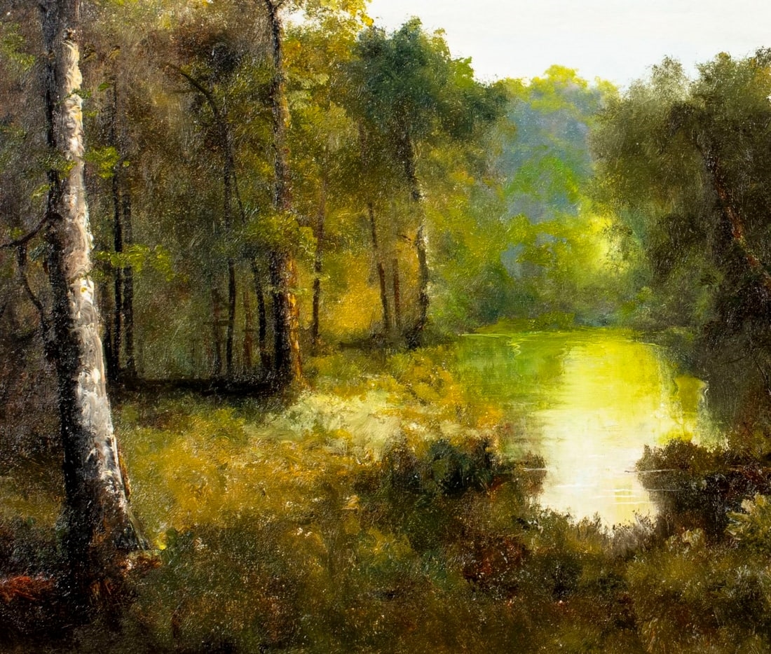 Ron Williams | Forest Lake Landscape | MutualArt