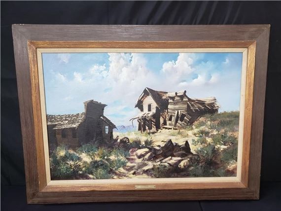 Buck McCain | Signed Buck McCain oil painting on canvas | MutualArt