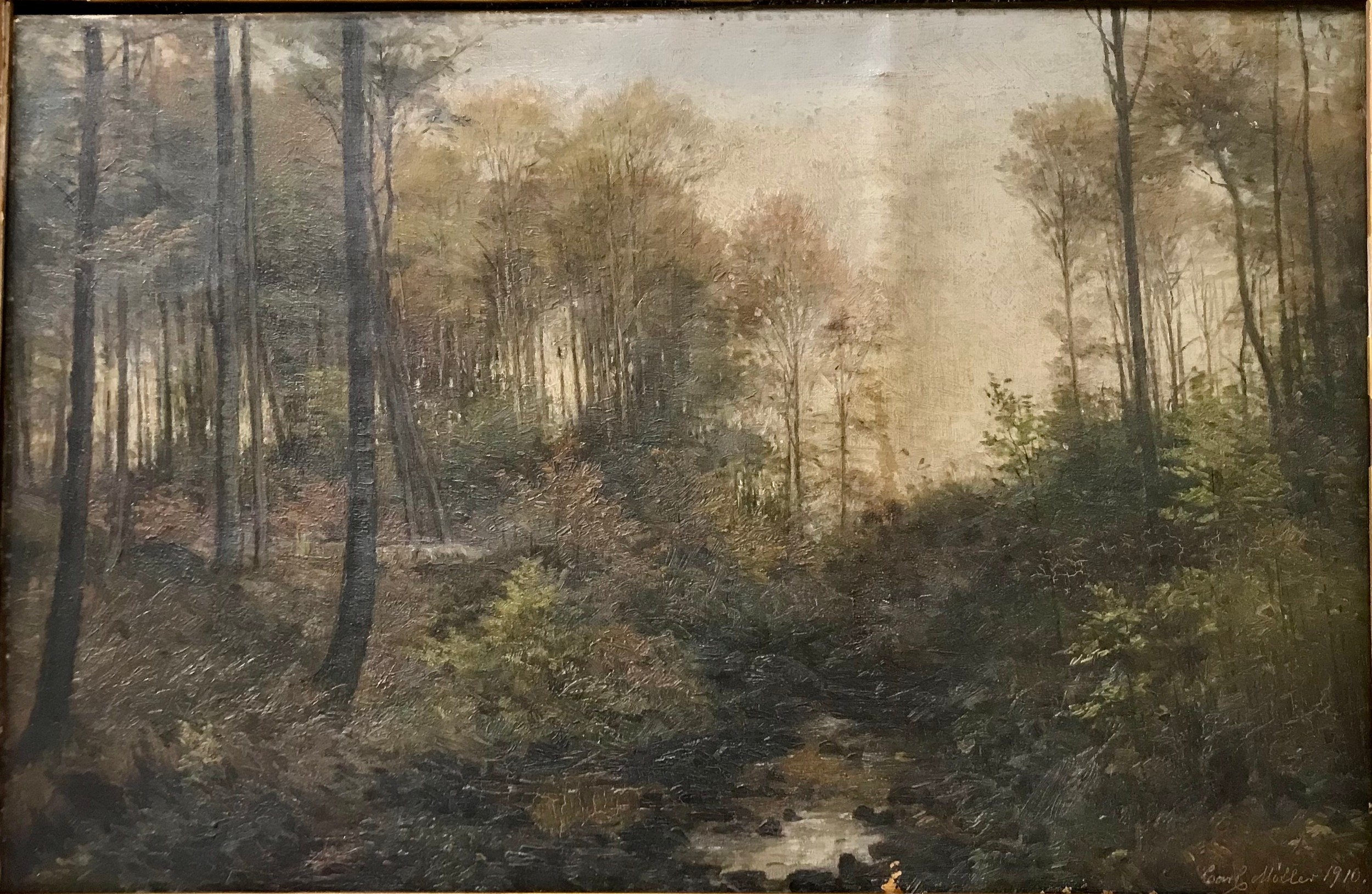 Carl Budtz-Moller | forest landscape (1910) | MutualArt