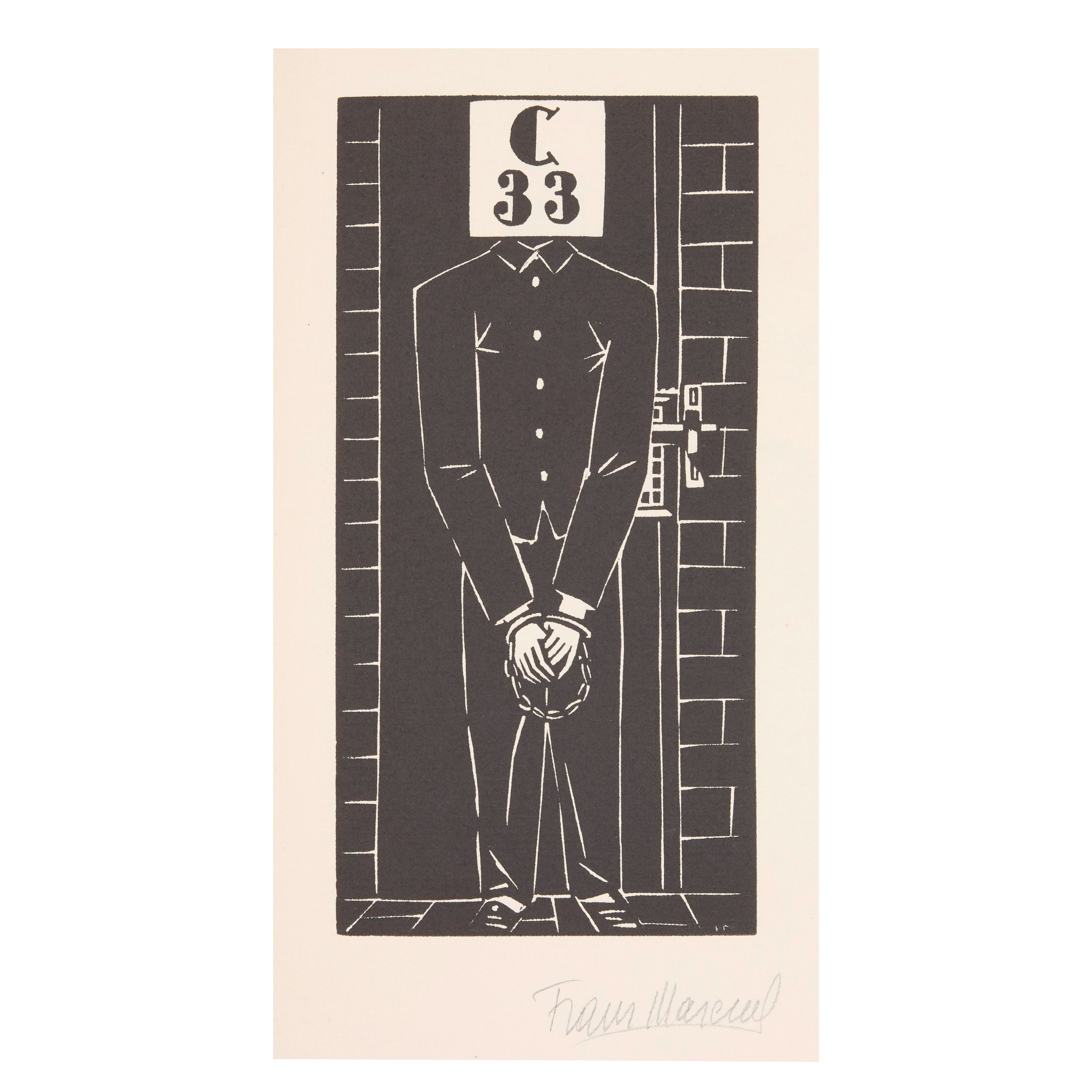 Frans Masereel | The Ballad of Reading Gaol (1924) | MutualArt