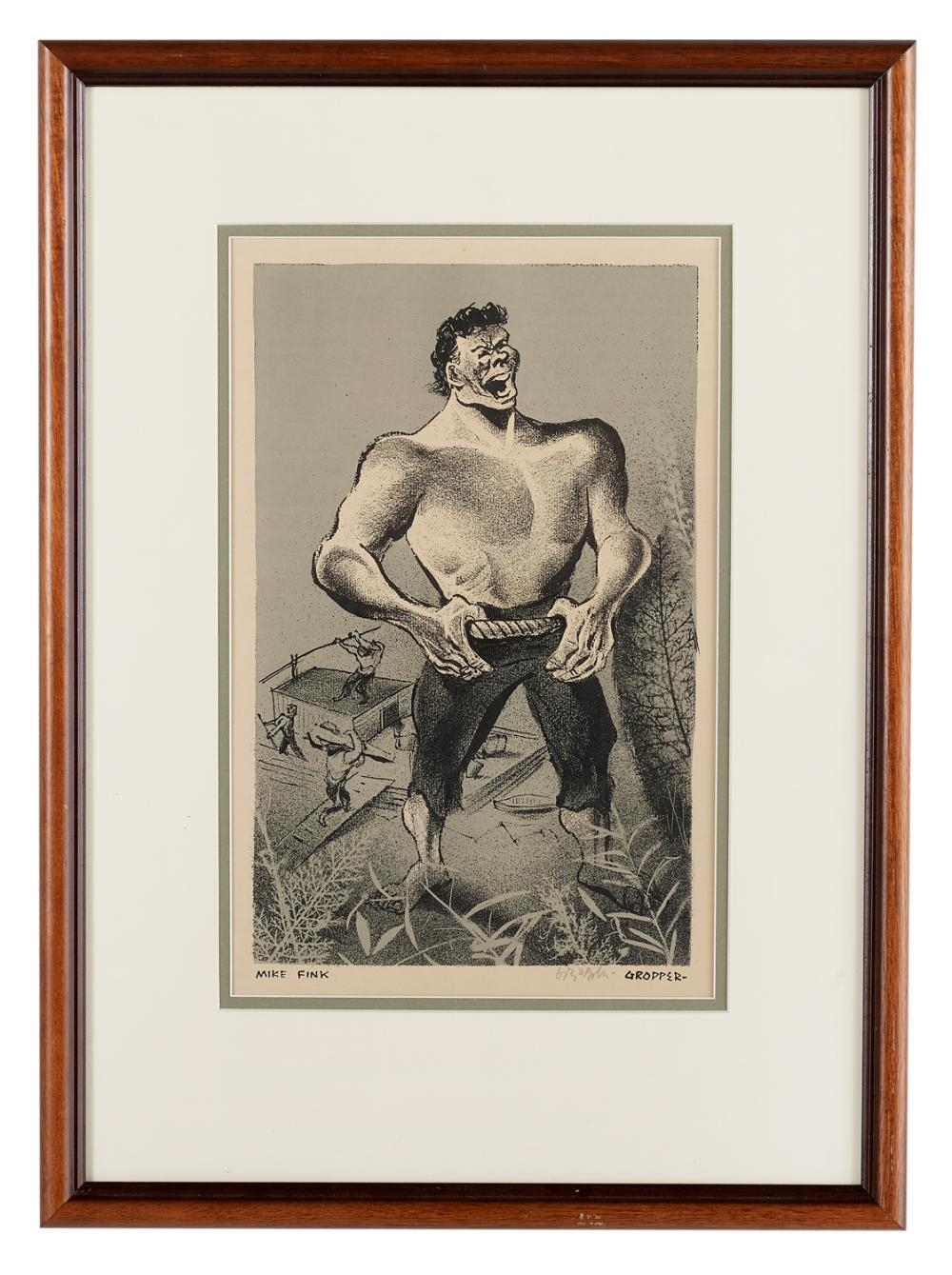 William Gropper | Mike Fink | MutualArt