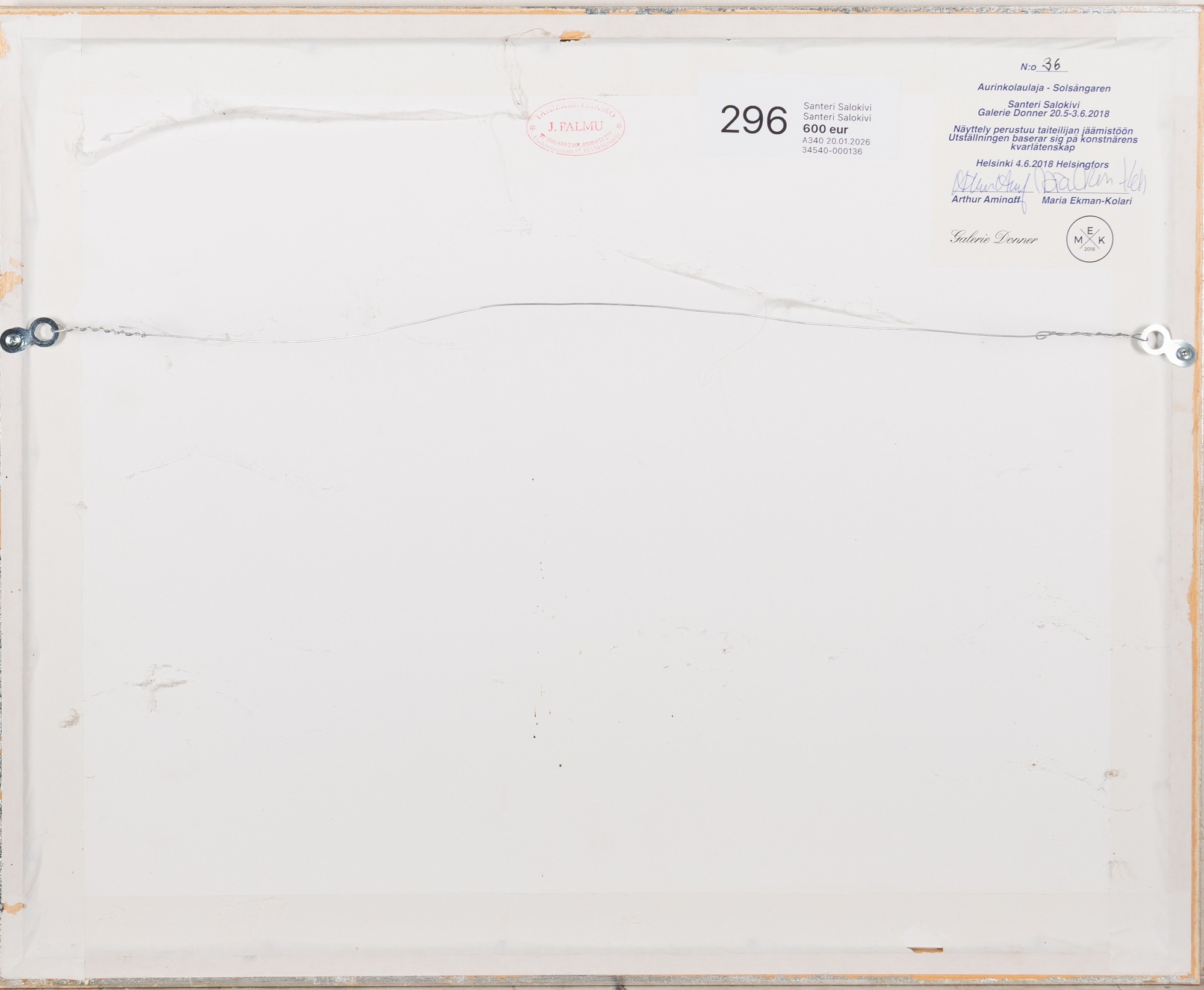 Santeri Salokivi | Sun singer | MutualArt