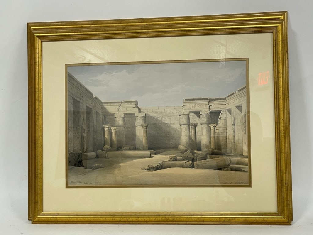 David Roberts | EGYPTIAN TEMPLE LITHOGRAPHS | MutualArt