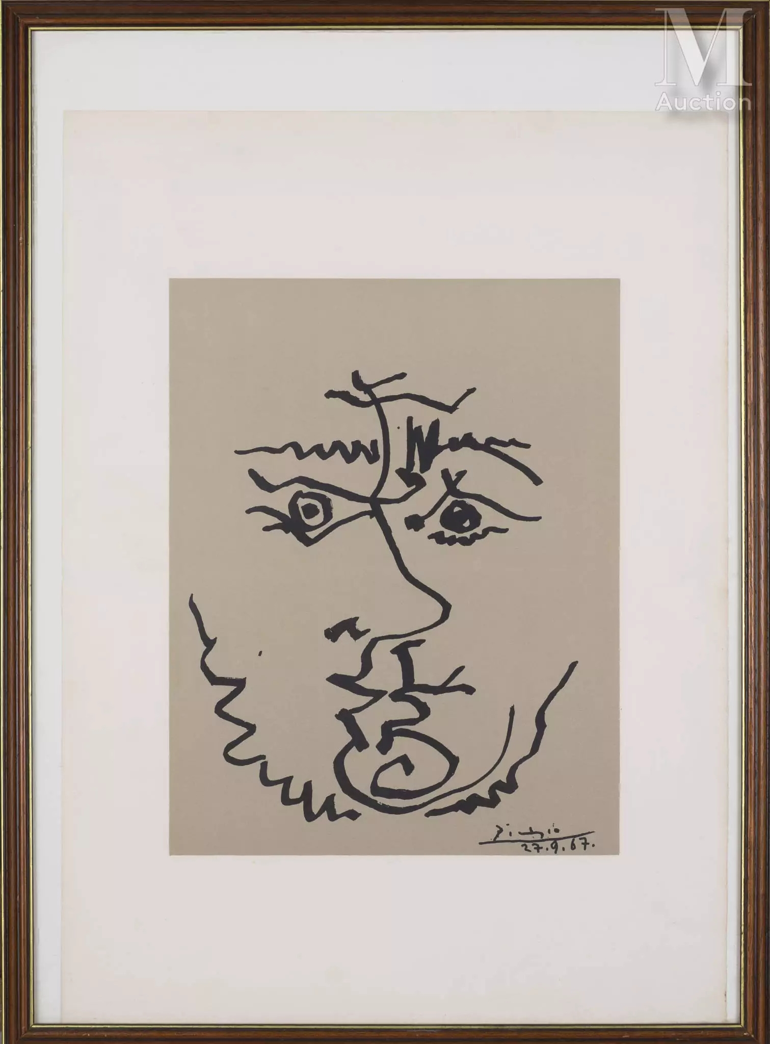 Pablo Picasso | Visage (1967) | MutualArt