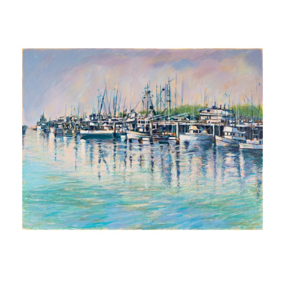 Aldo Luongo | Harbor Scene | MutualArt