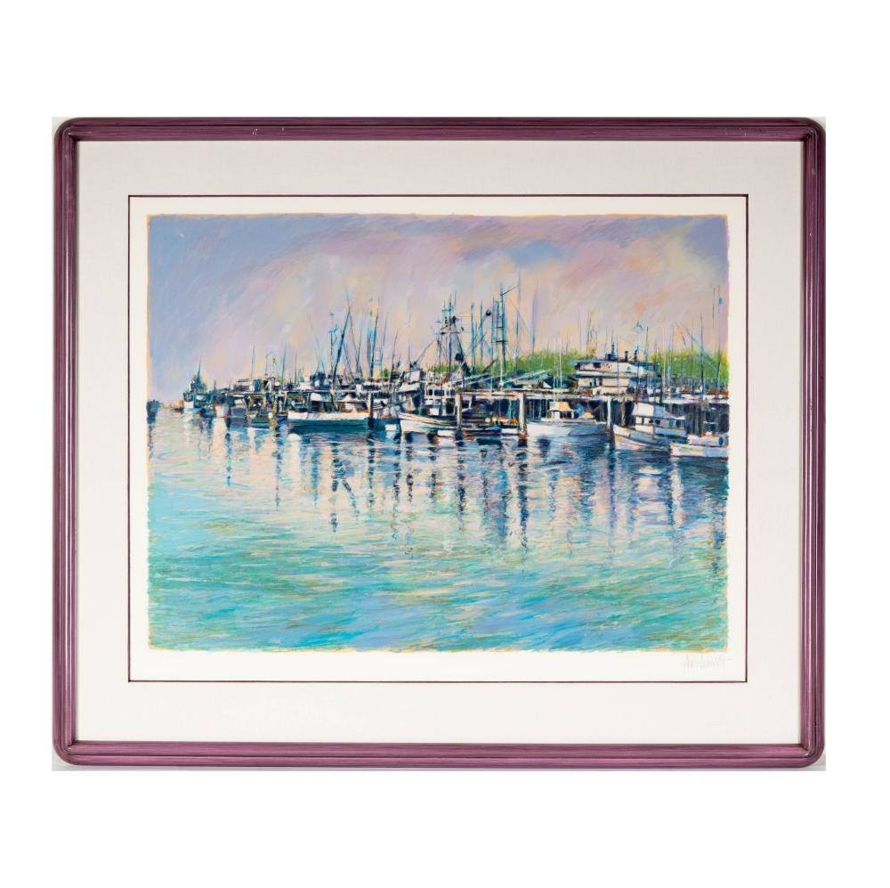 Aldo Luongo | Harbor Scene | MutualArt