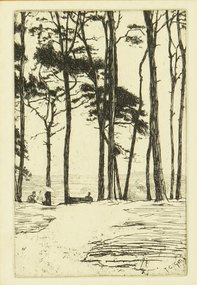 Thomas Cooper Gotch | Parasol Pines | MutualArt