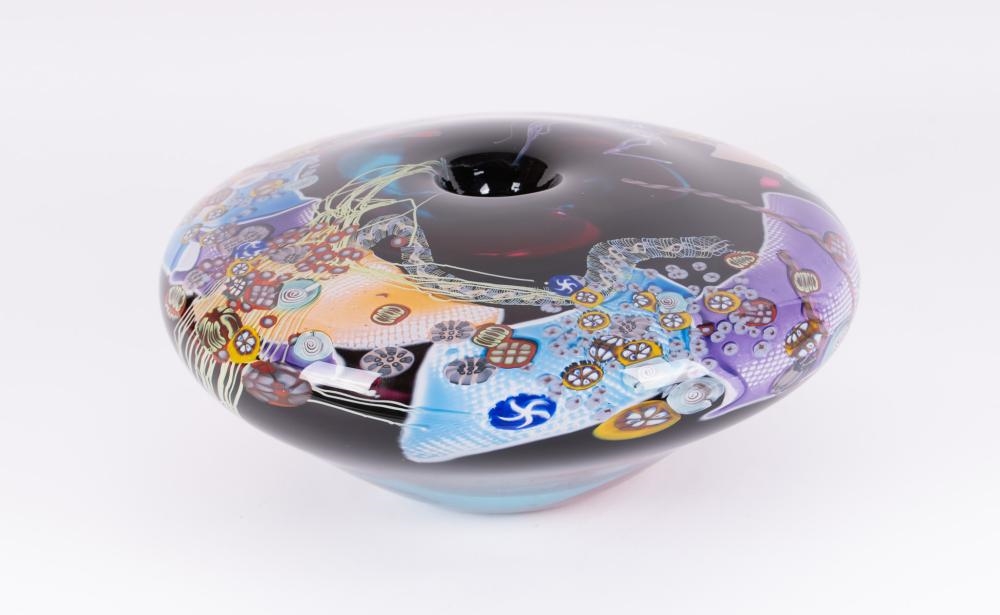 Wes Hunting | Art Glass Bowl | MutualArt