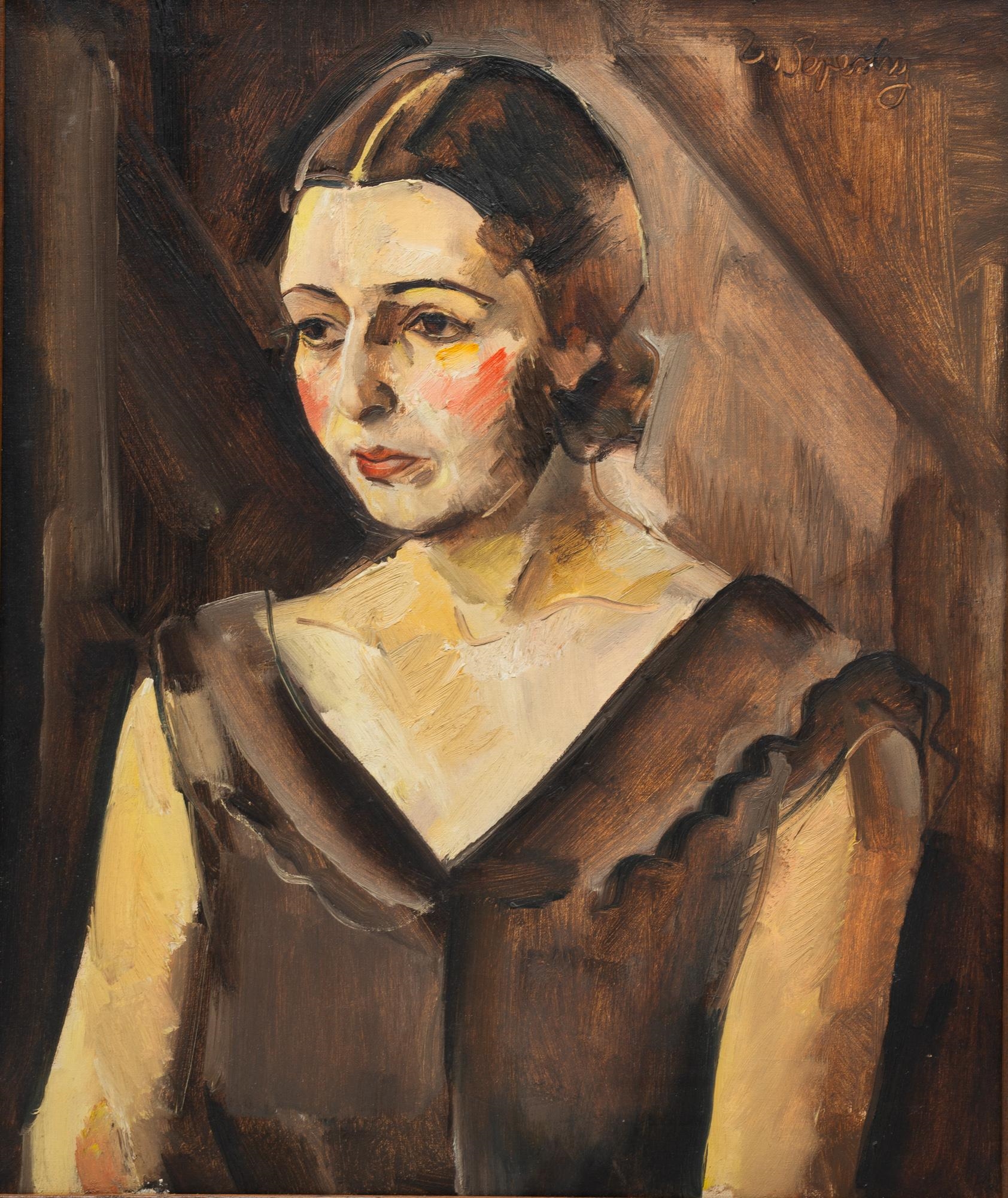 Zoltan Sepeshy | Portrait of a Woman (1932) | MutualArt