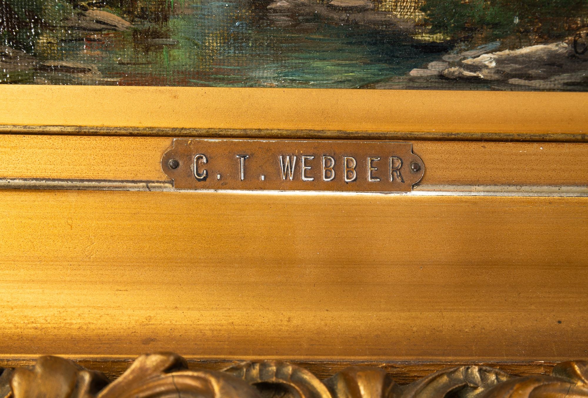 Charles T. Webber | OIL ON BOARD LANDSCAPE (Late 19th Century) | MutualArt