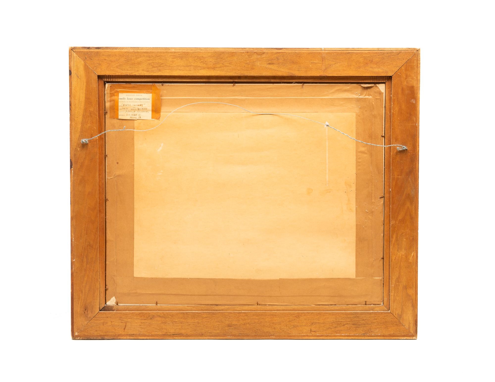 J. Philip Richards | WINTER LAMENT (Mid 20th Century) | MutualArt