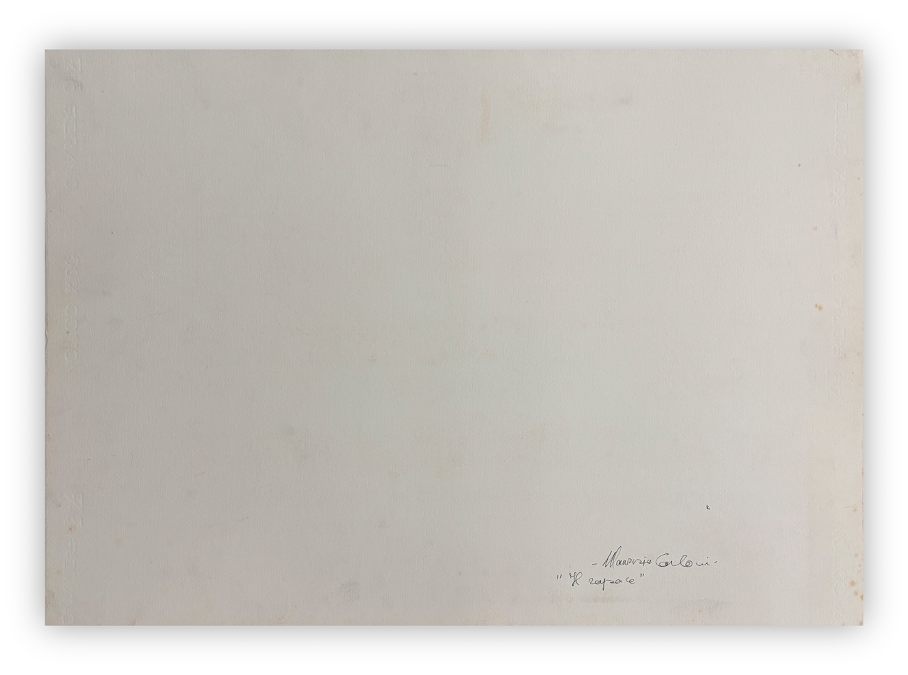 Maurizio Carloni | Il rapace | MutualArt
