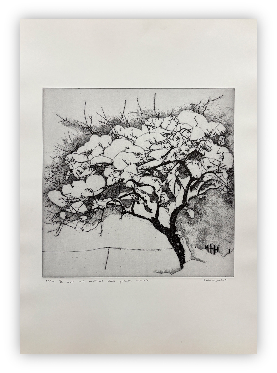 Federica Galli | Il melo nel mattino della grande nevicata (1991 ...