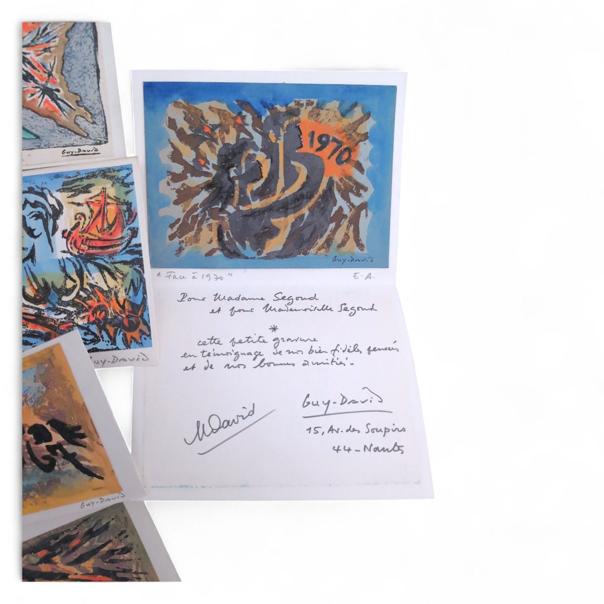 Guy David | Cartes de voeux | MutualArt