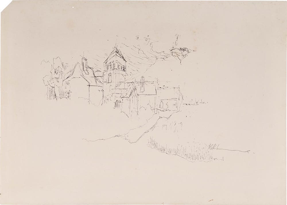 Krishen Khanna | Untitled (Circa 1960) | MutualArt