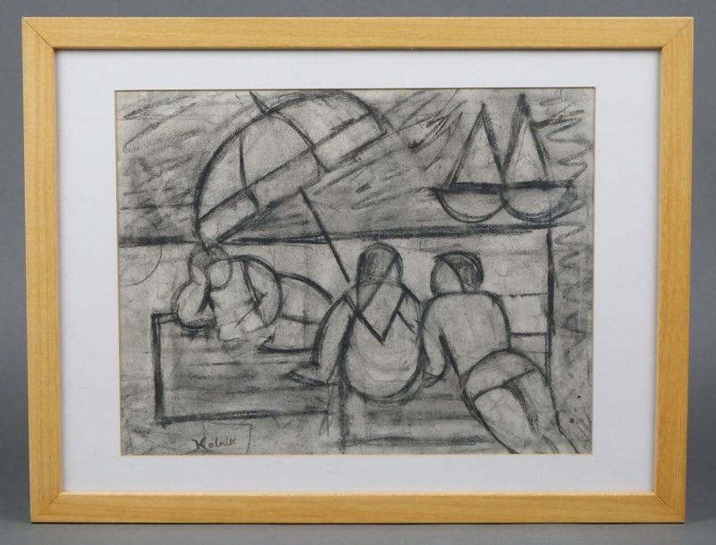 Arthur Kolnik | Beach scene | MutualArt