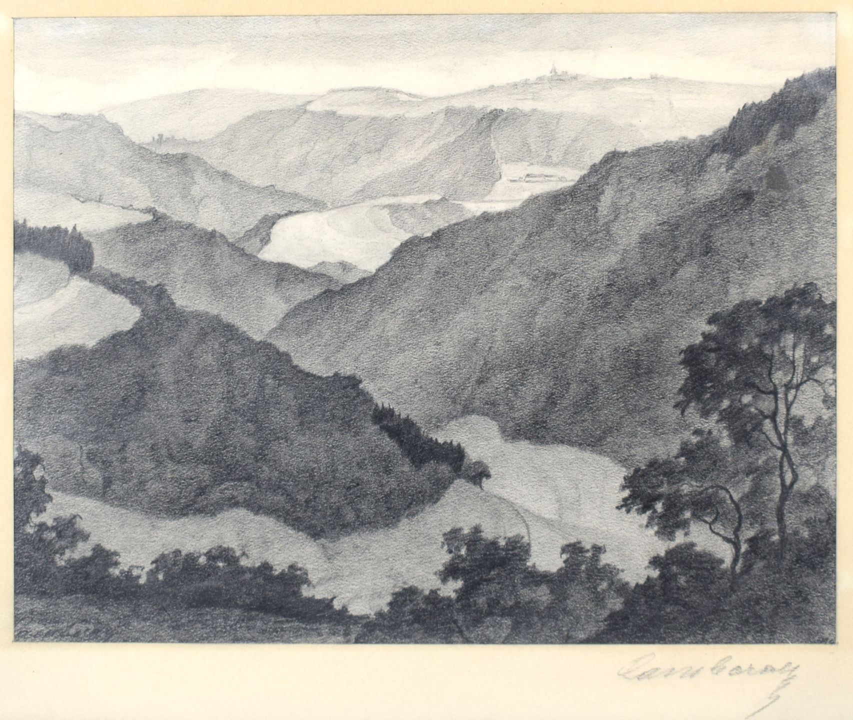 Jean-Pierre Lamboray | Charcoal drawing | MutualArt