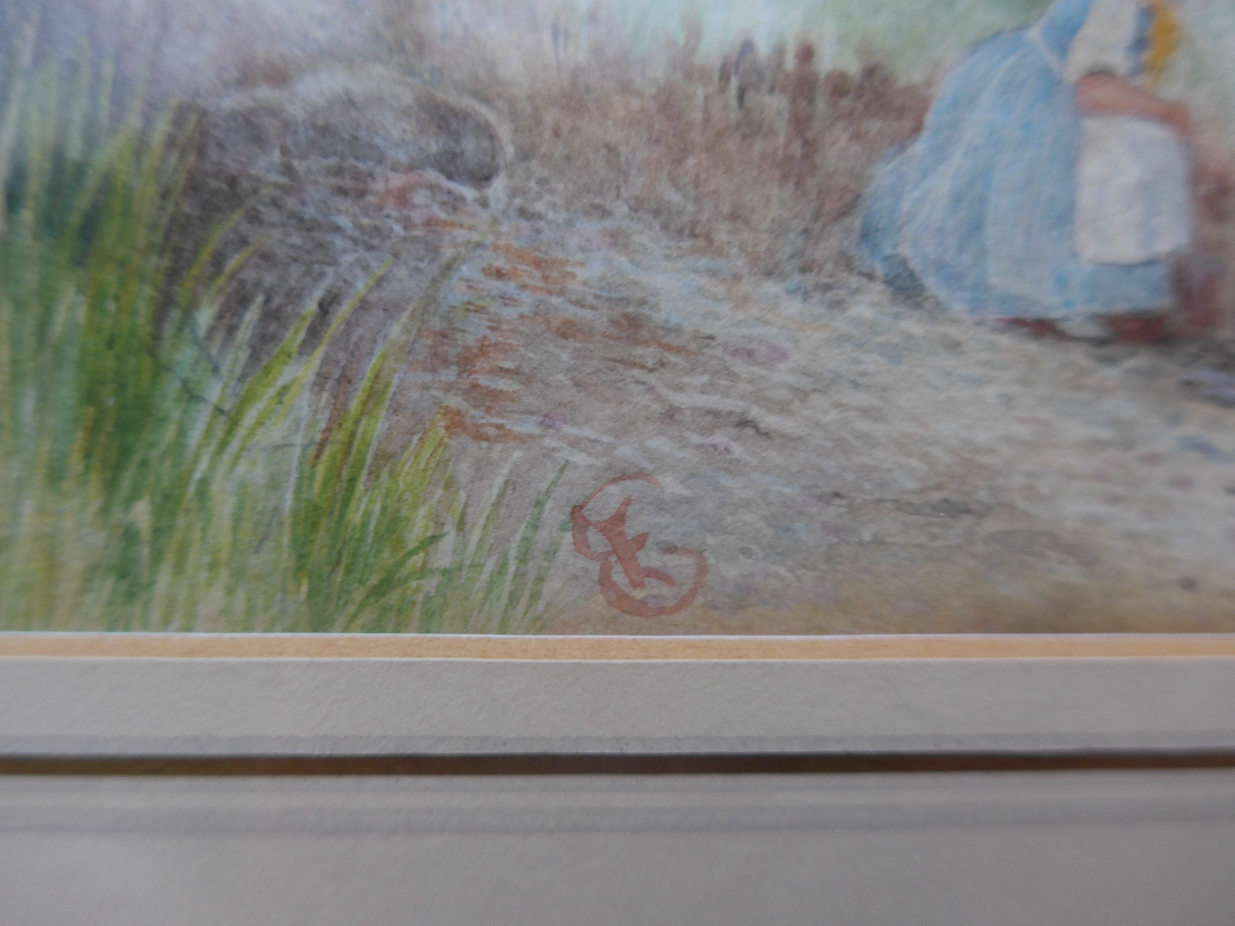 Charles Edward Wilson | children playing by a water mill | MutualArt