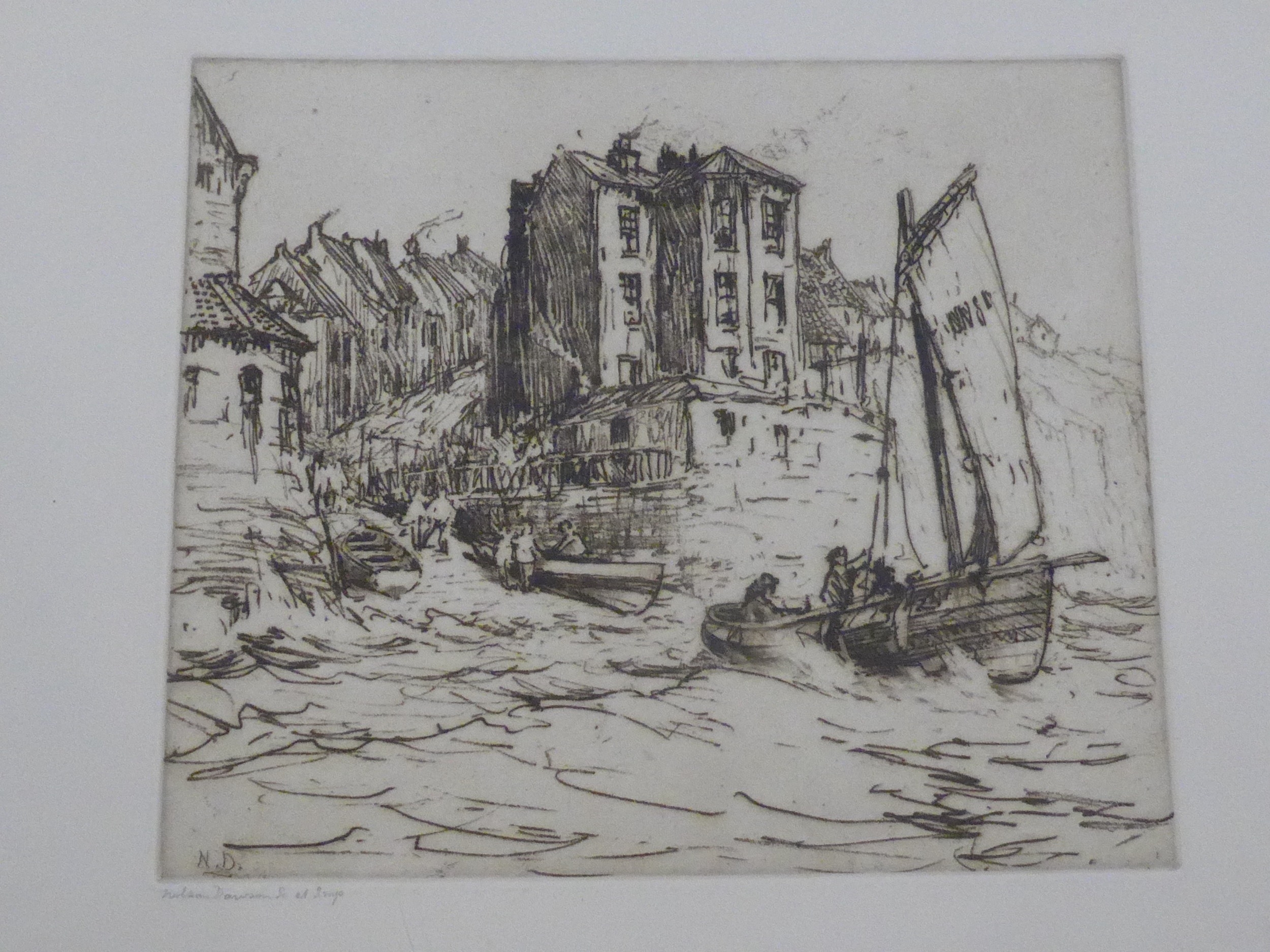 Nelson Dawson | A North Country fishing village | MutualArt