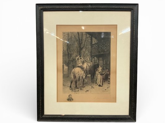 Jean-Louis-Ernest Meissonier | Cavalier Etching | MutualArt