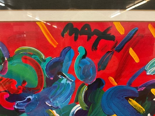Peter Max | Vase of Flowers | MutualArt