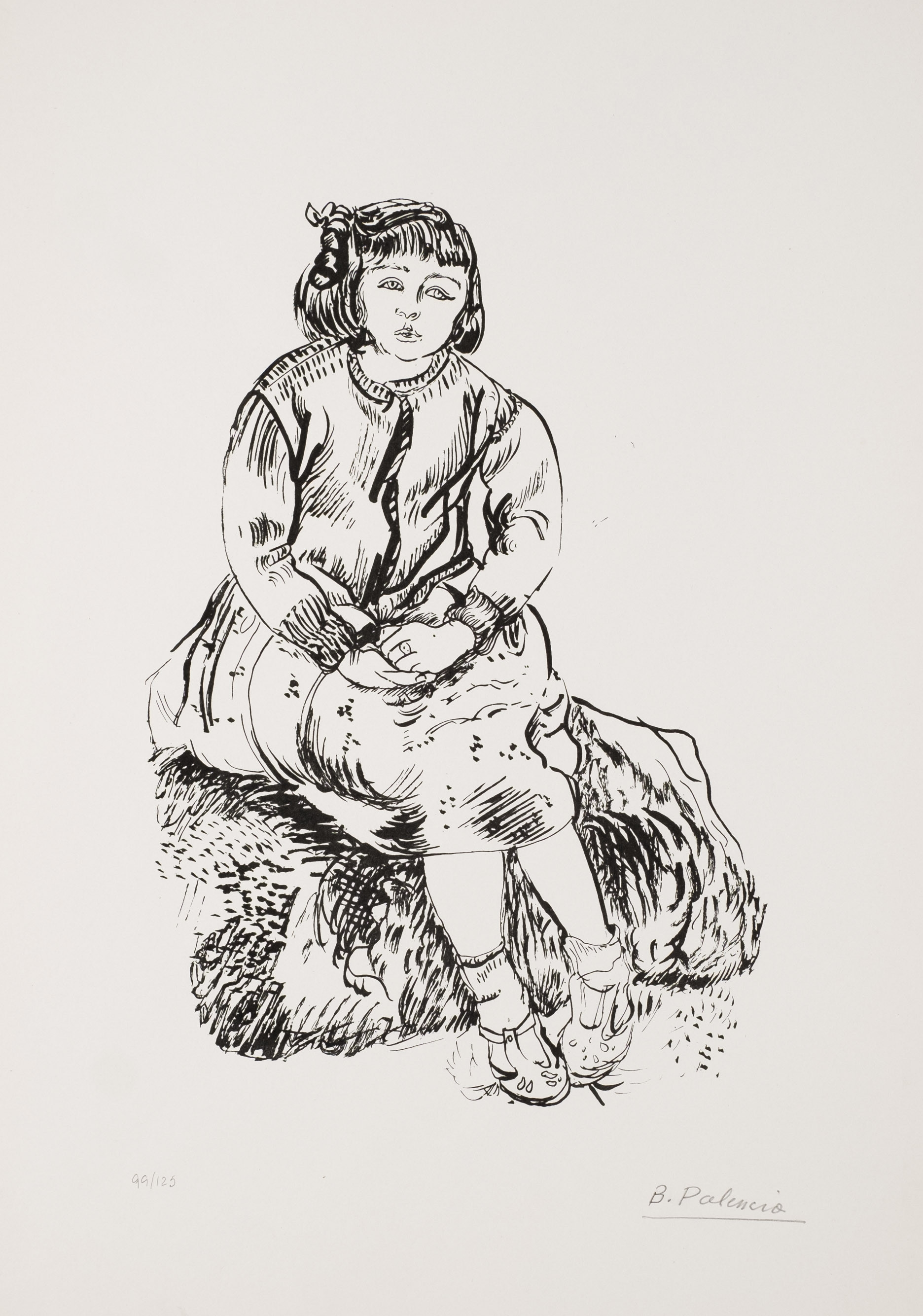 Benjamín Palencia | Niña de Vallecas | MutualArt