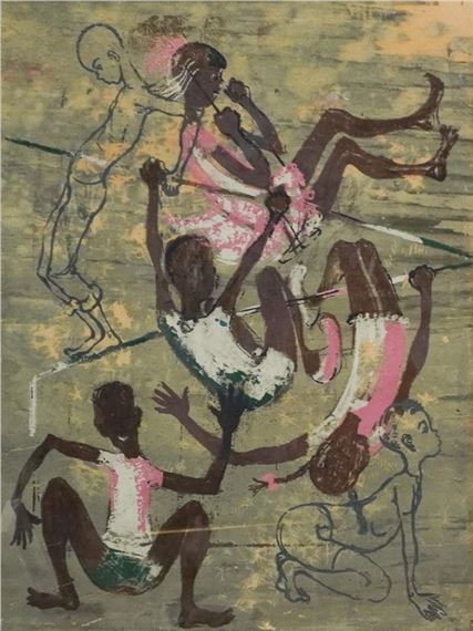 Katherine Kahn | Children Playing | MutualArt