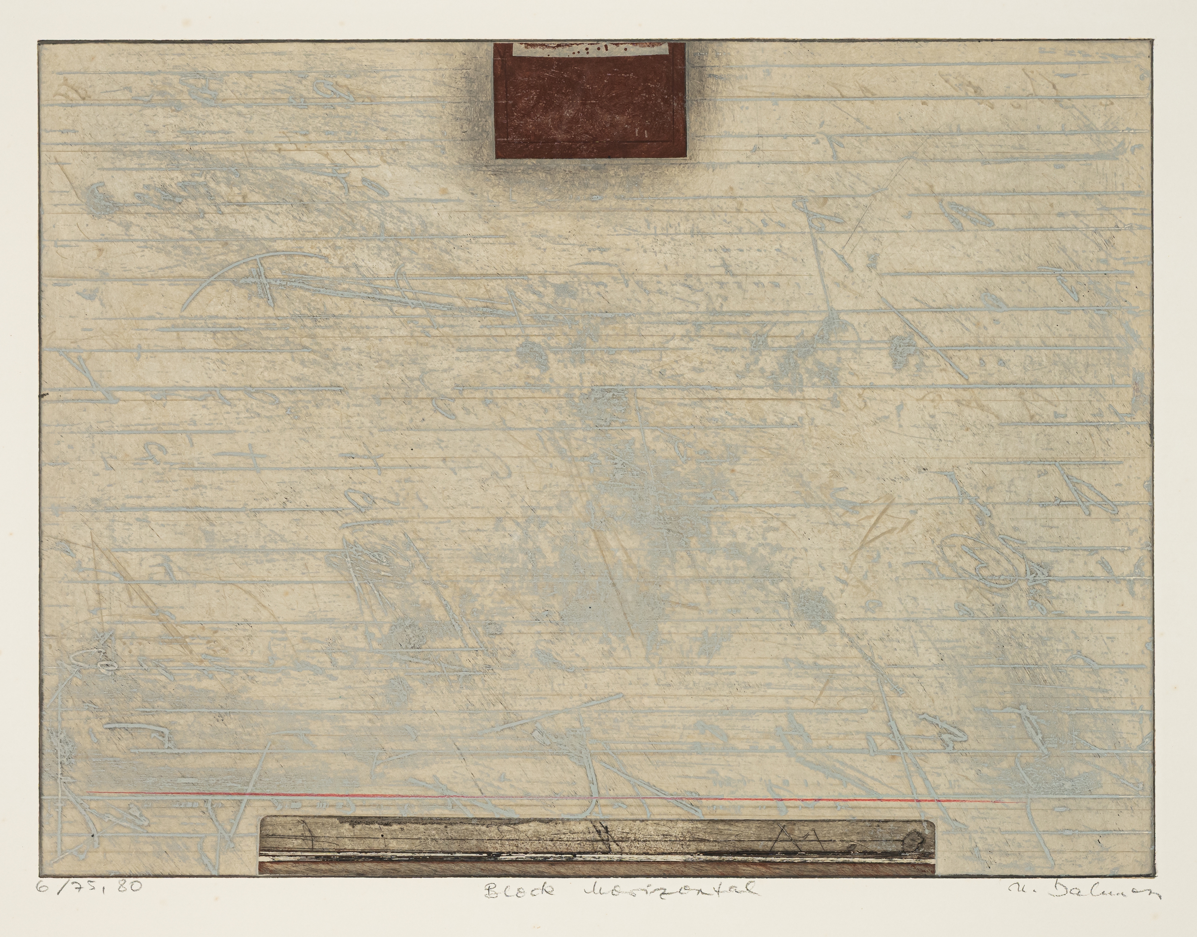 Karl Fred Dahmen | Block horizontal (1980) | MutualArt