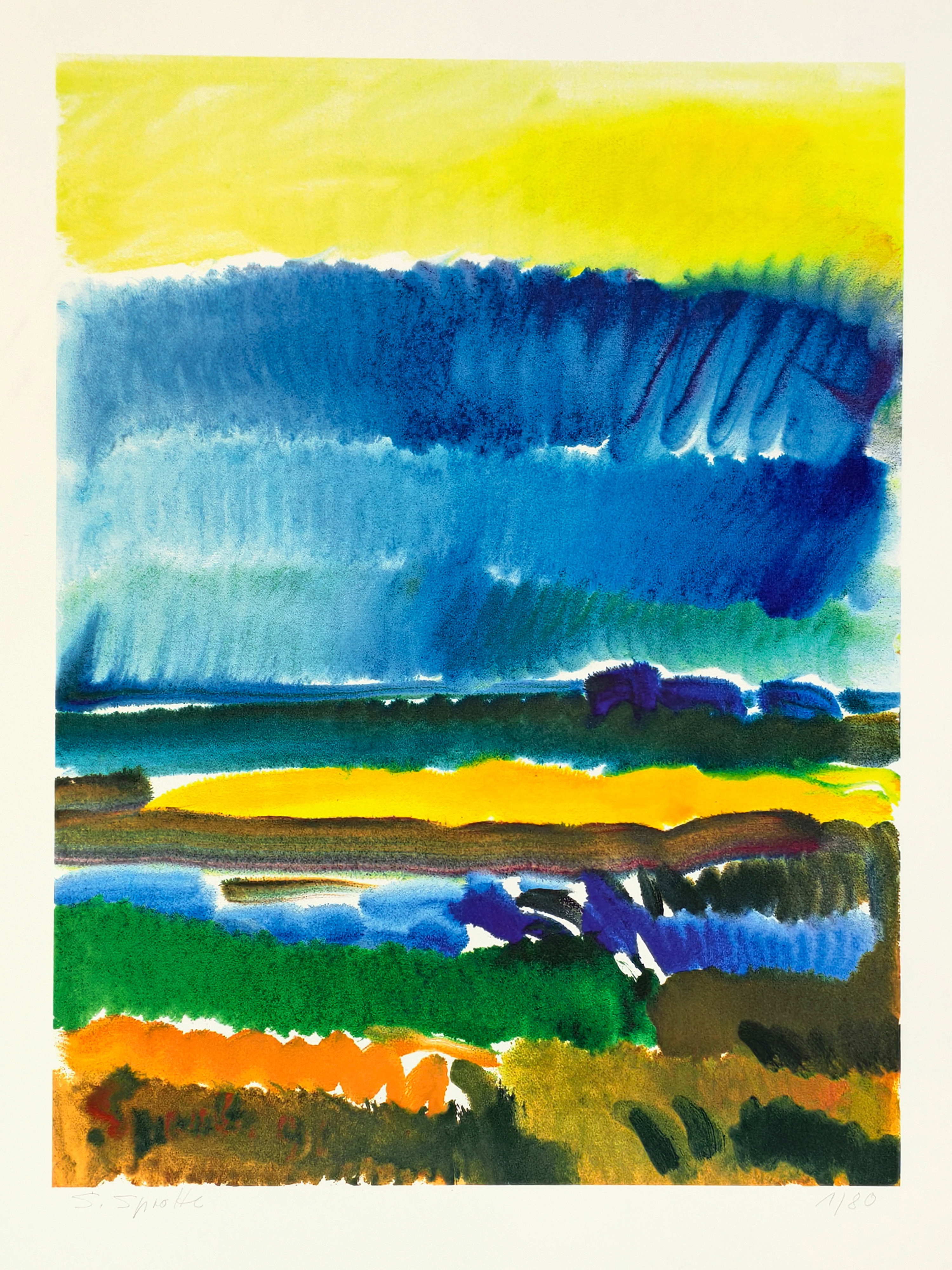 Siegward Sprotte | Silkscreen print on wove paper (1991) | MutualArt