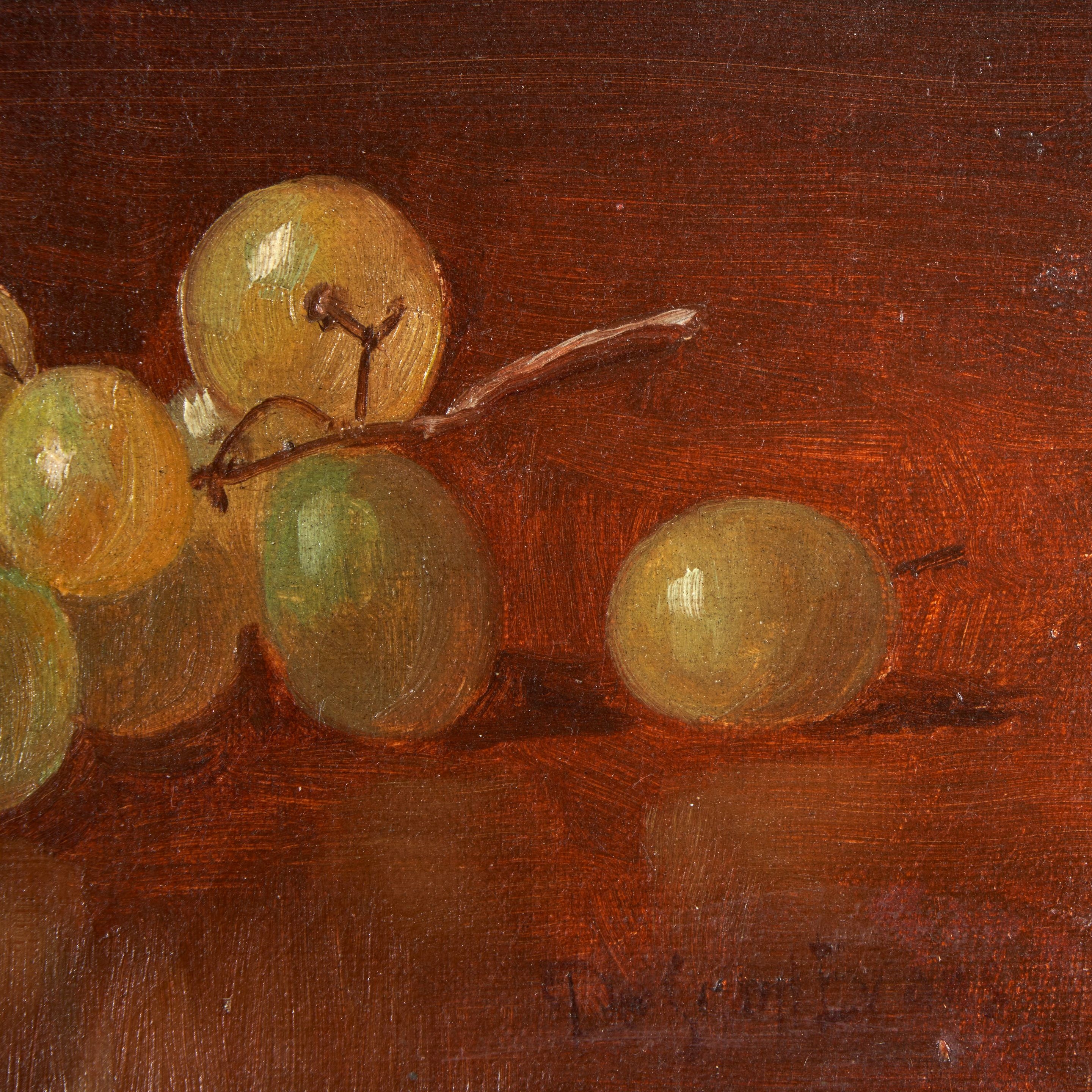 David De Scott Evans | Grapes and Orange | MutualArt