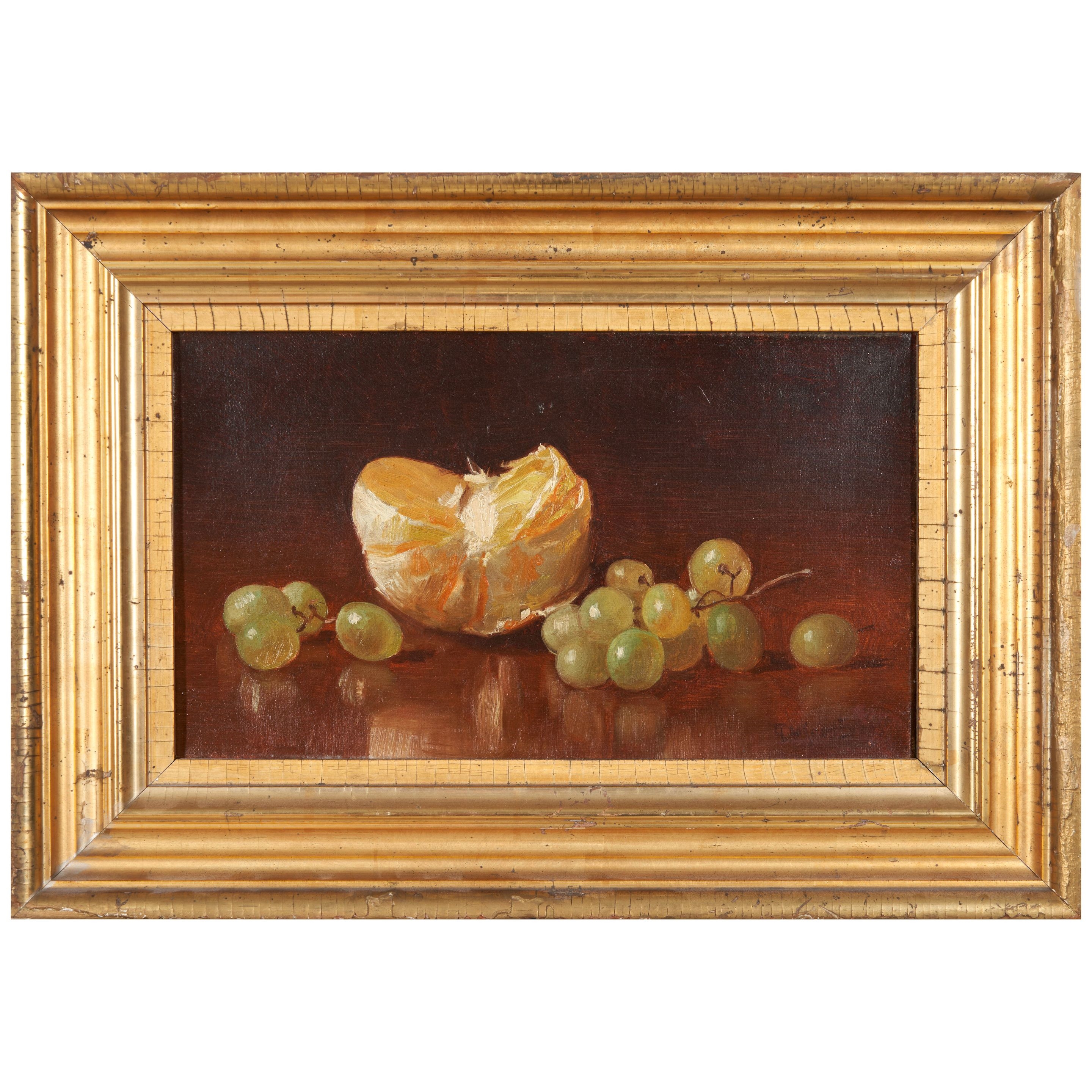 David De Scott Evans | Grapes and Orange | MutualArt