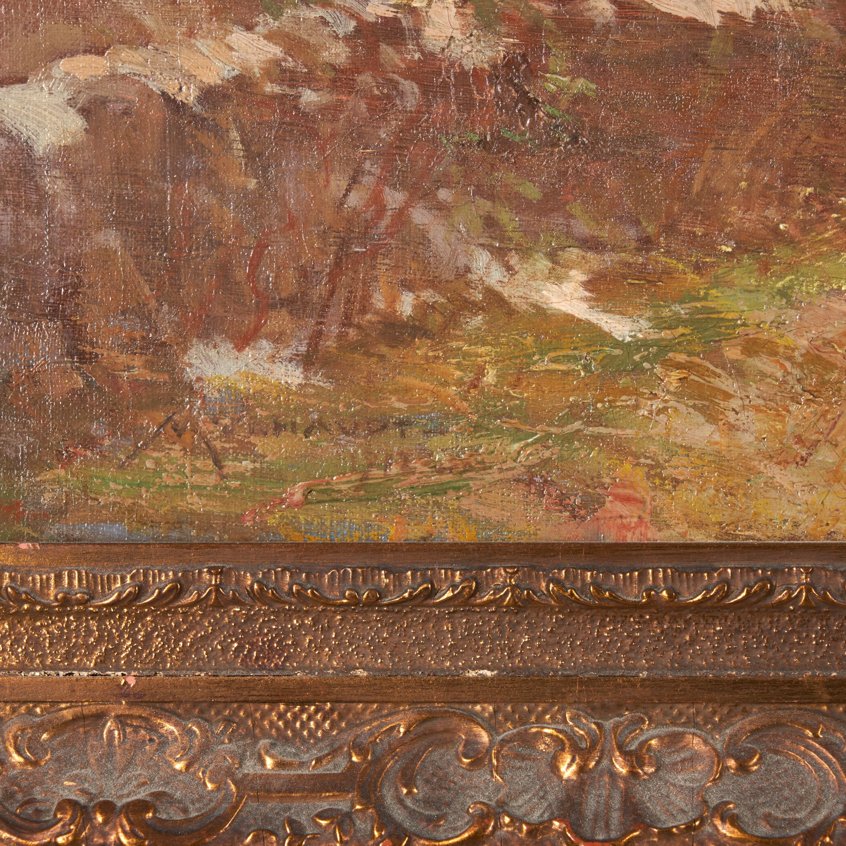 Frederick J. Mulhaupt | Country Road in Winter (1912) | MutualArt