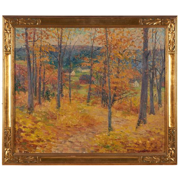 Oscar Anderson | Autumn Gold (1925) | MutualArt