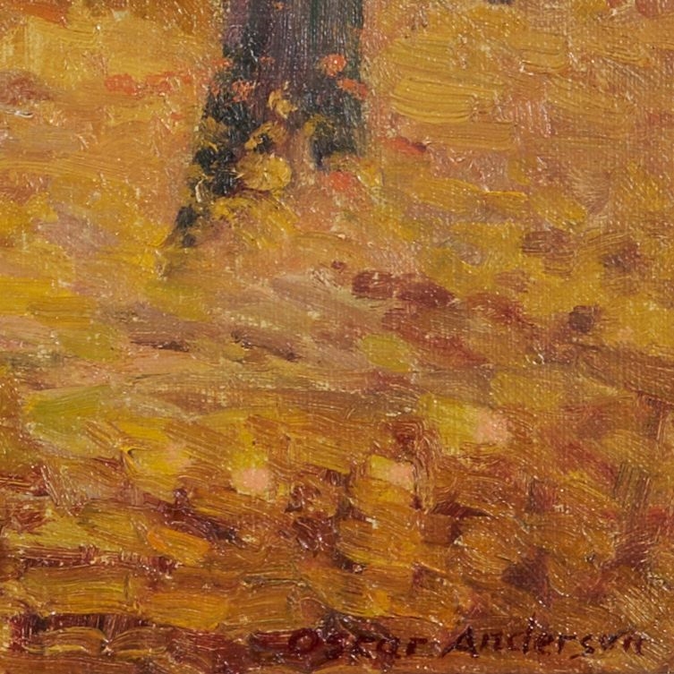 Oscar Anderson | Autumn Gold (1925) | MutualArt