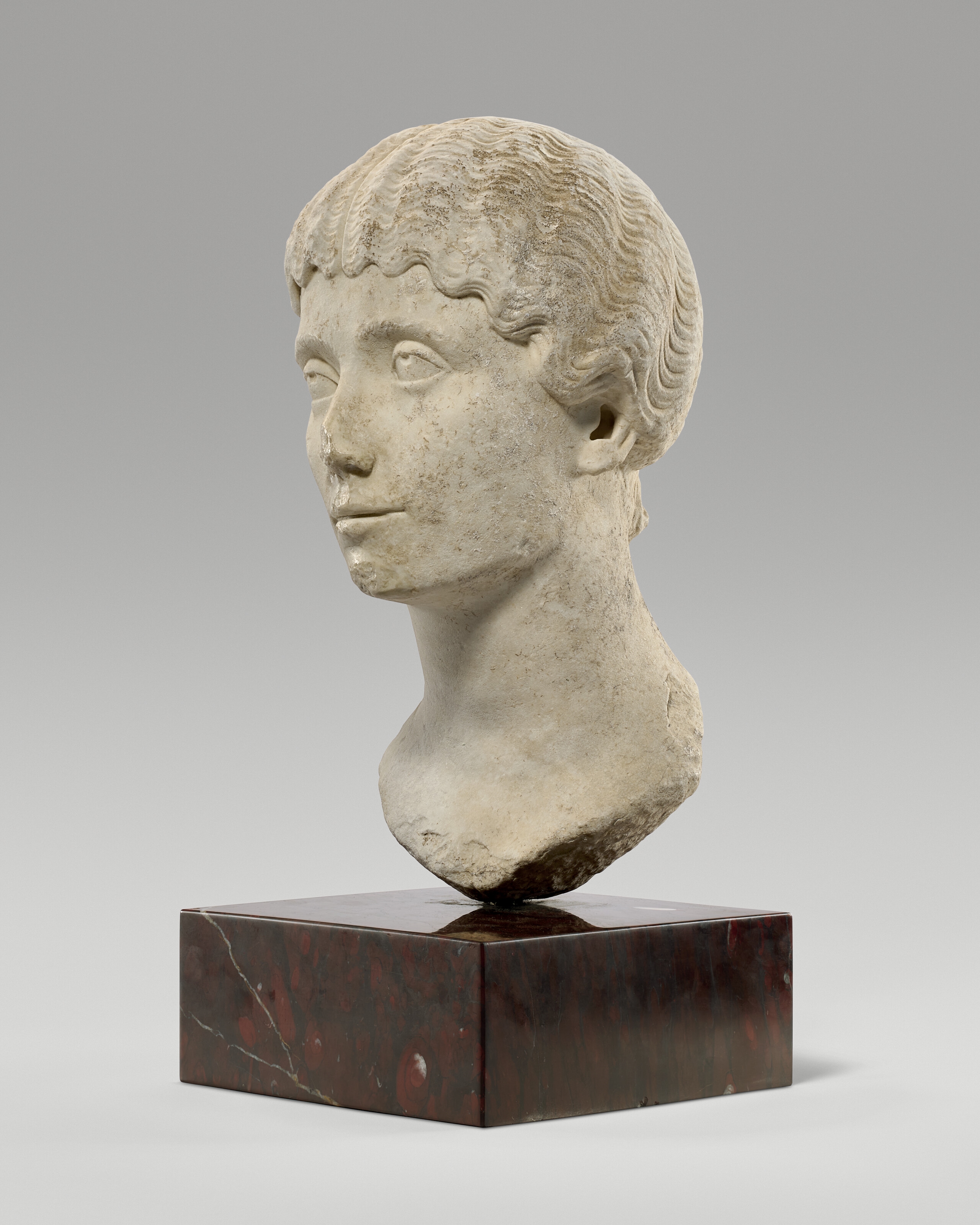 Roman School | A ROMAN MARBLE PORTRAIT BUST OF A WOMAN (Circa 2nd ...