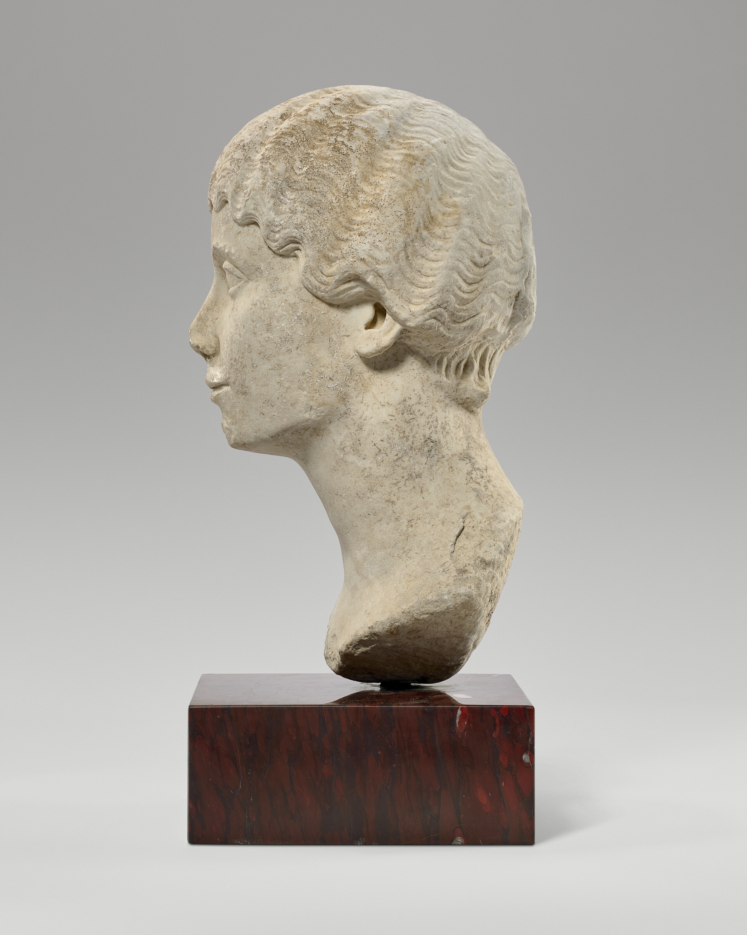 Roman School | A ROMAN MARBLE PORTRAIT BUST OF A WOMAN (Circa 2nd ...