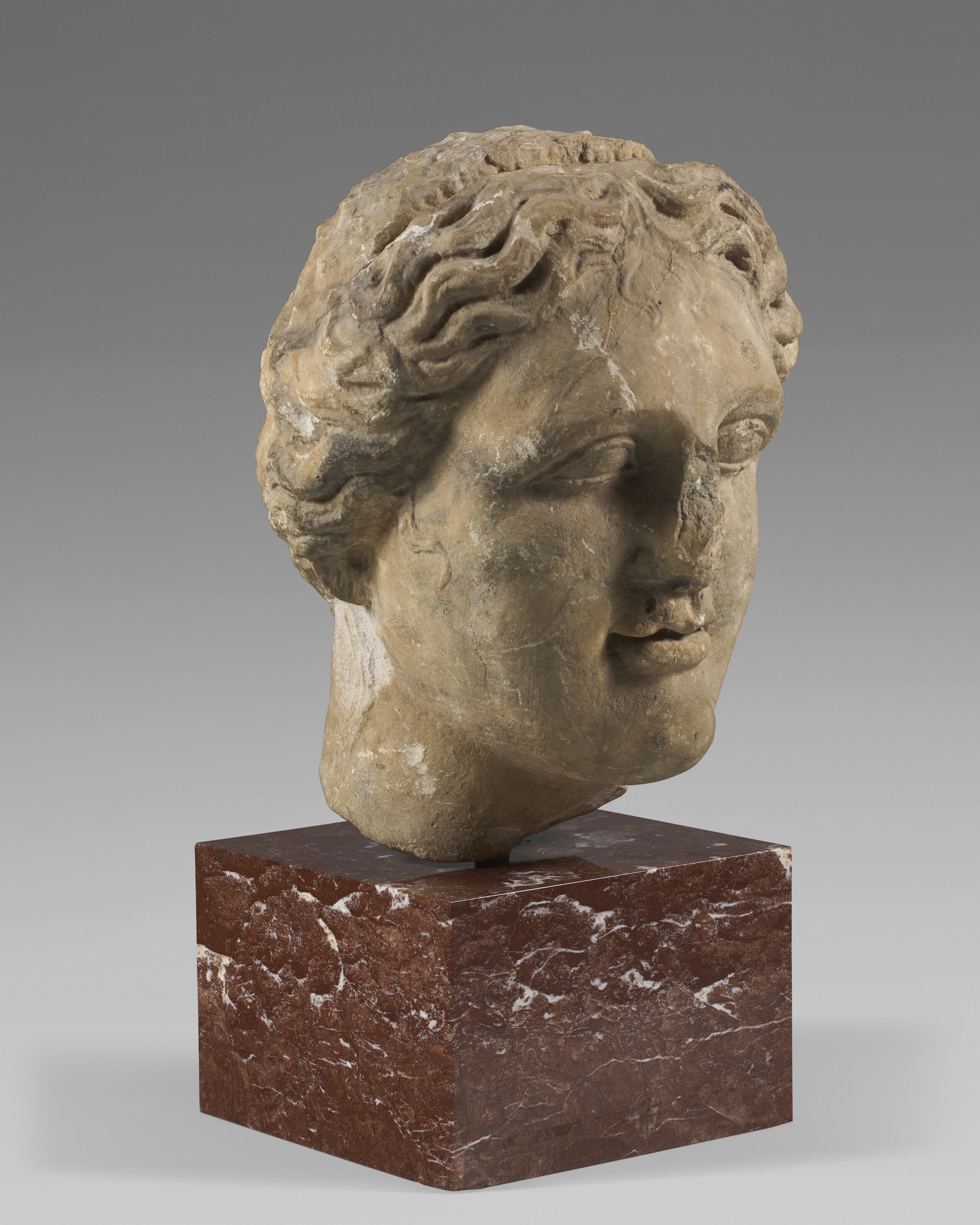 Roman School, 1st Century | AN OVER-LIFESIZED ROMAN MARBLE HEAD OF A ...