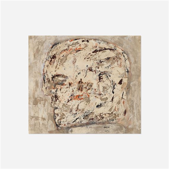 Leon Golub | Head V (1959) | MutualArt