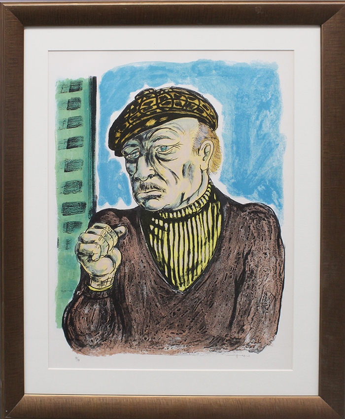 Giuseppe Migneco | litografia su cartoncino | MutualArt