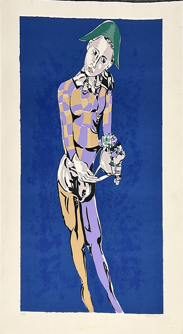 Vinicio Boscaini | litografia su cartoncino | MutualArt