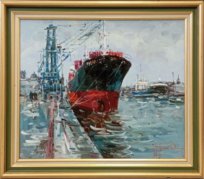 Legendre Guy | Chalutier entrant dans le port de Dieppe | Compare ...