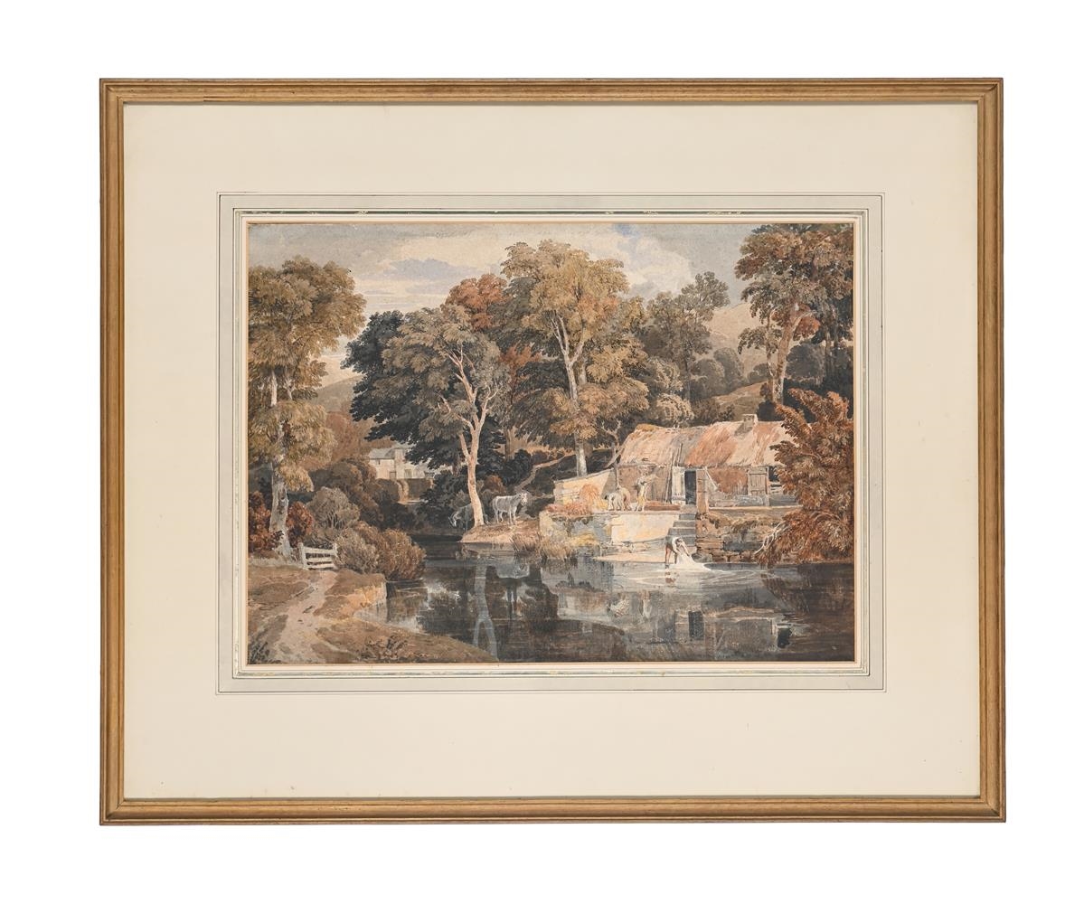 William Havell | MILL-SCENE WITH FIGURES (1806) | MutualArt