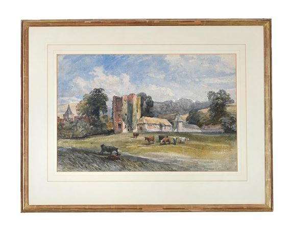 David Cox, Jr. | Cattle by a Ruin (1847) | MutualArt