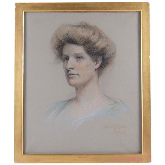 Frederic Yates | portrait of Elizabeth Thomasson (1910) | MutualArt