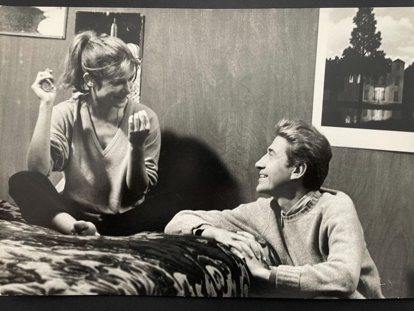 Giniès Michel | Photograph of Alain Resnais and Olga Georges-Picot ...